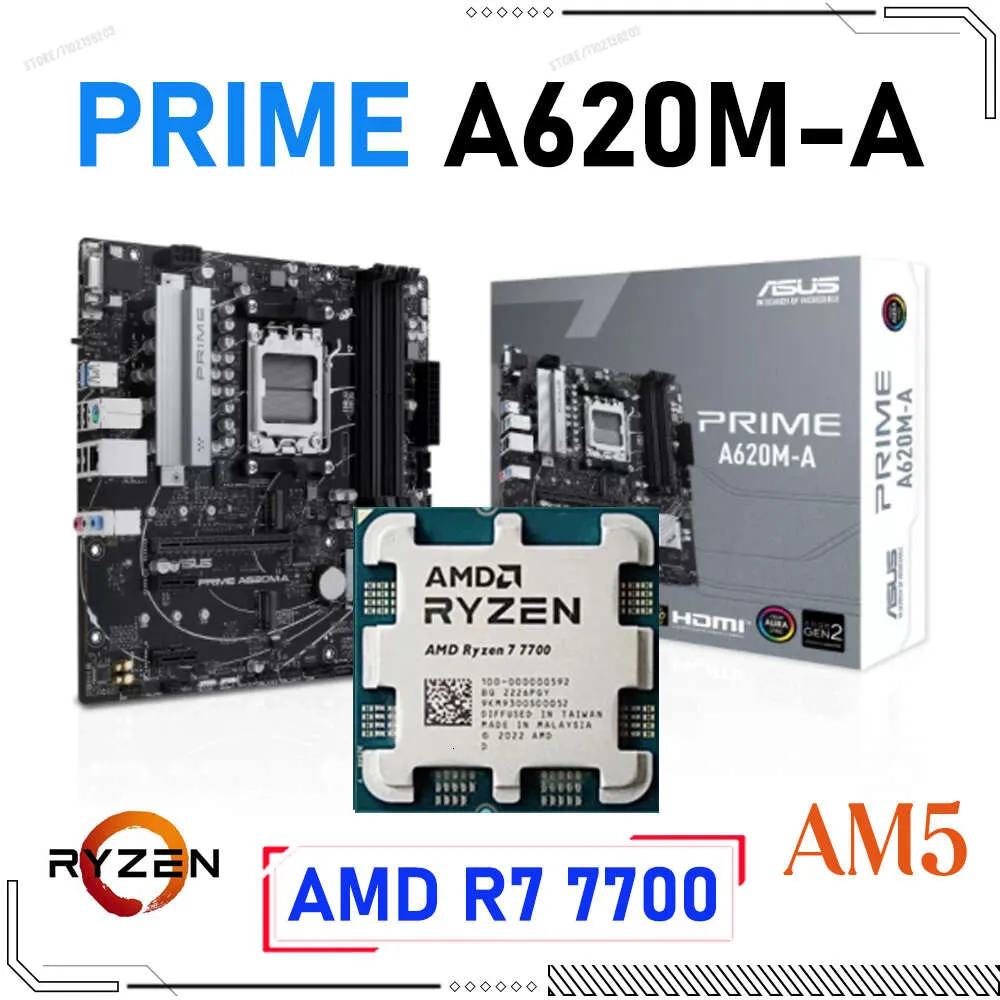 AMD Ryzen 7 7700 & ASUS PRIME A620M A DDR5 Motherboard Combo: 2024 ...