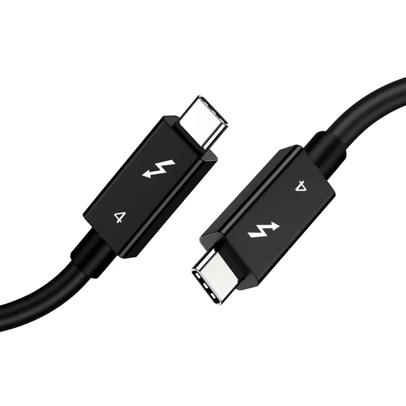 High Speed USB C Charter Cable For Thunderbolt 4 40Gbps Data Transfer ...