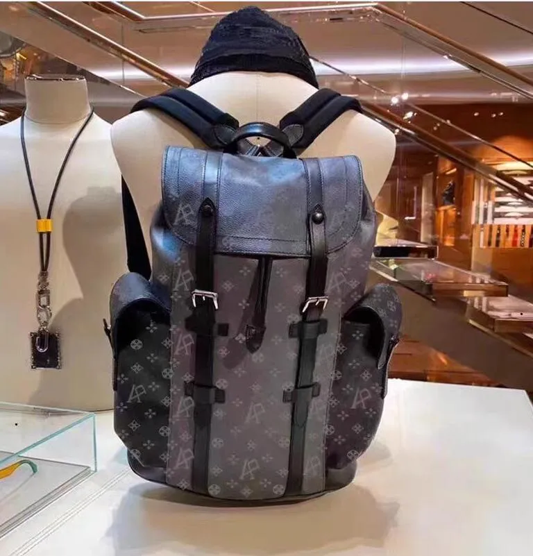 Luxury Designer Backpack: Practical Vintage Canvas and PU Leather ...