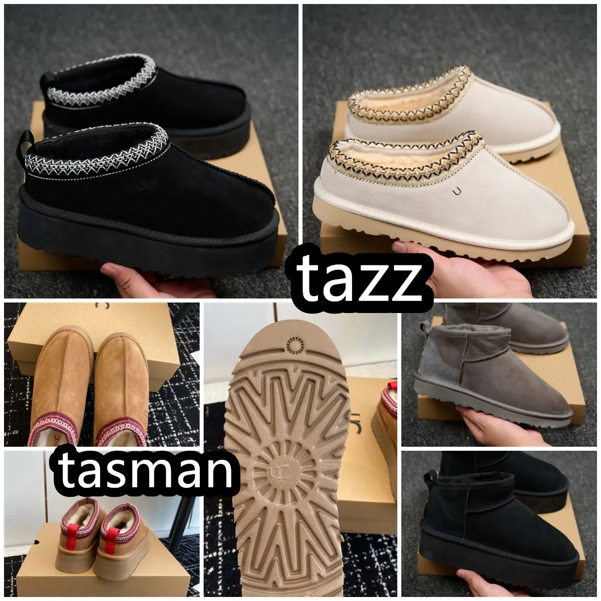Tazz Tasman Chestnut Fur Designer Knee Booties Australian Sheep Best ...