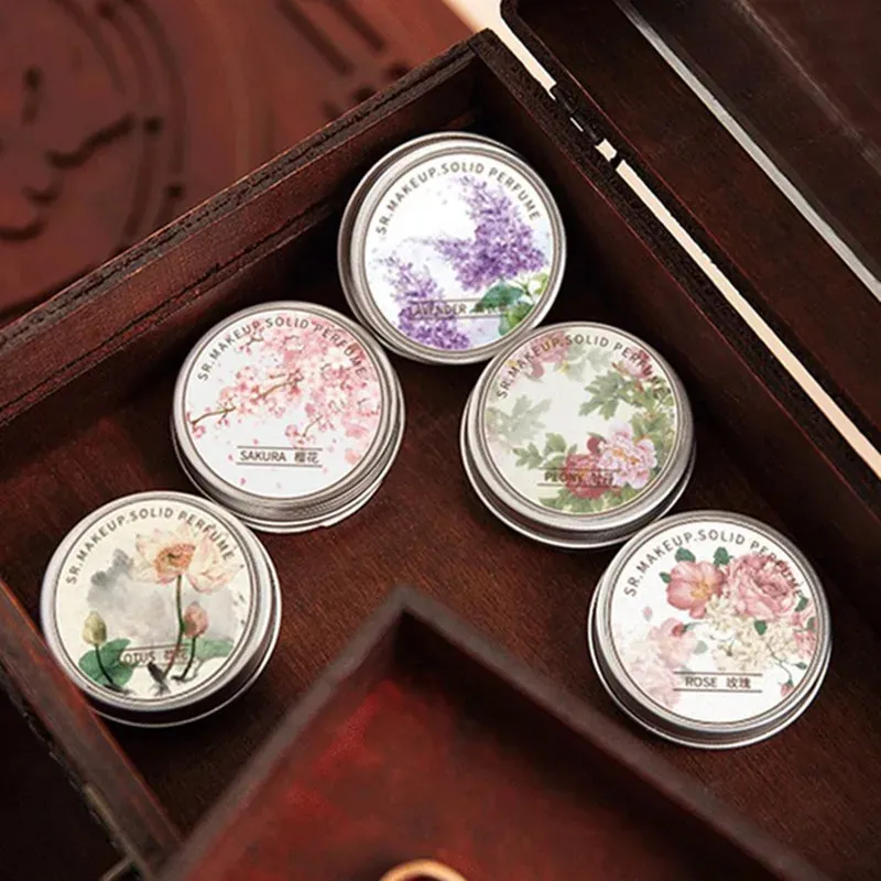 Perfume Portable Balm Long-lasting Fragrances Solid Perfumes for Women ...