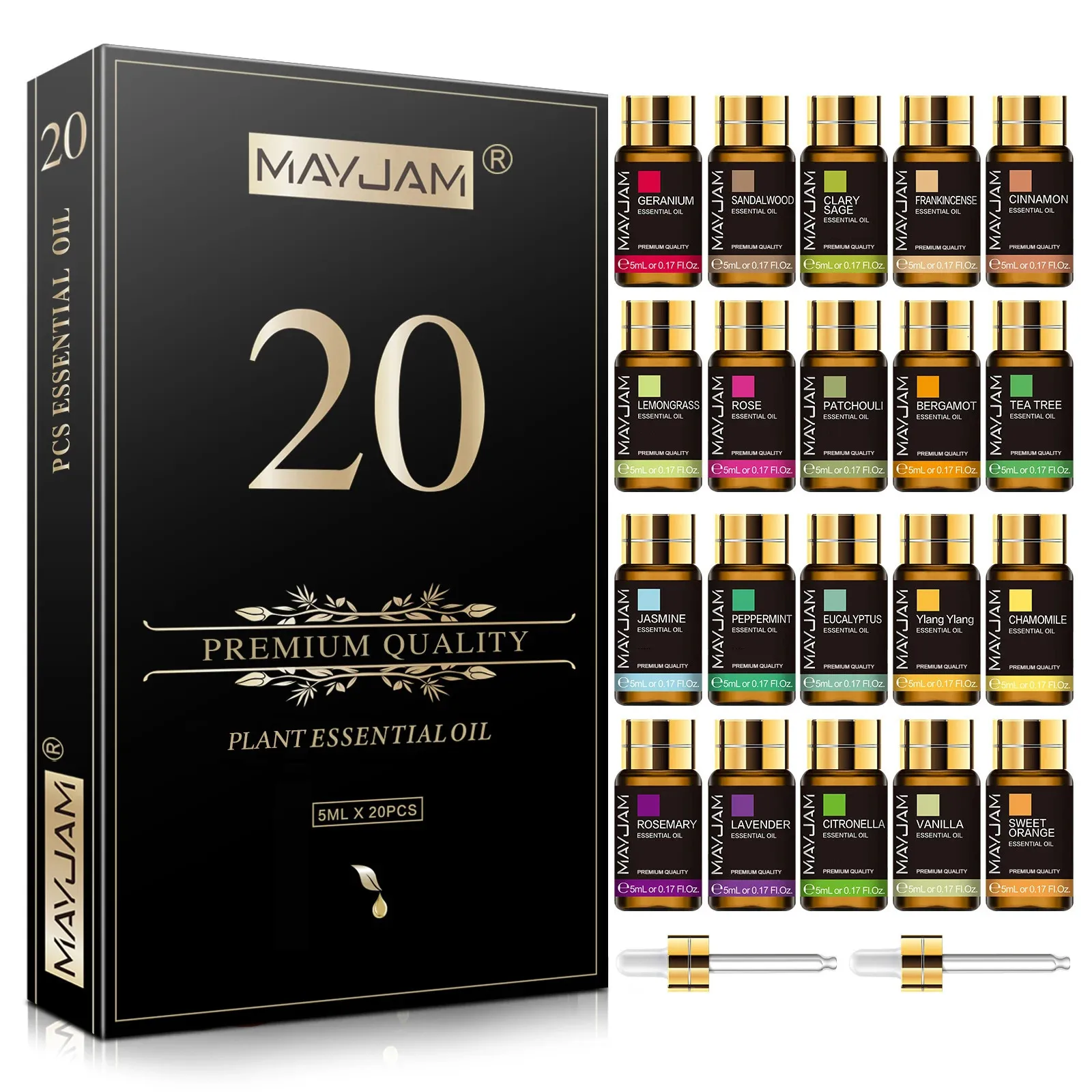 DHgate.com:20pcs Aromatherapy Essential Oils Set with Pure Plant ...