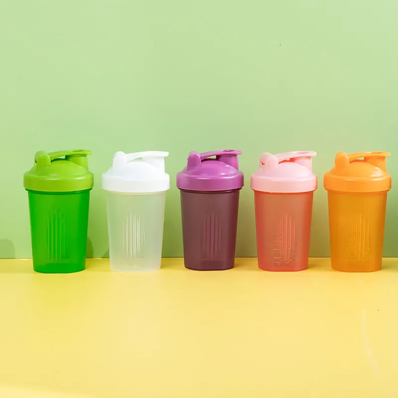 Straight Protein Powder Shaker Bottle, 400ml Milkshake Mixer with ...