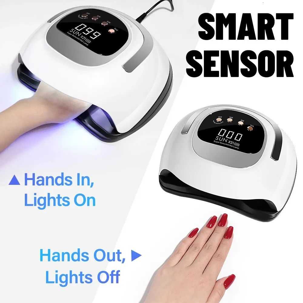 320W LED UV Light Nail Dryer with 72 LEDs, 4 Timer Settings, LCD ...