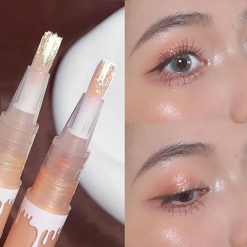 Waterproof Shiny Diamond Highlight Pen Eye Makeup Highlighter Pearl ...