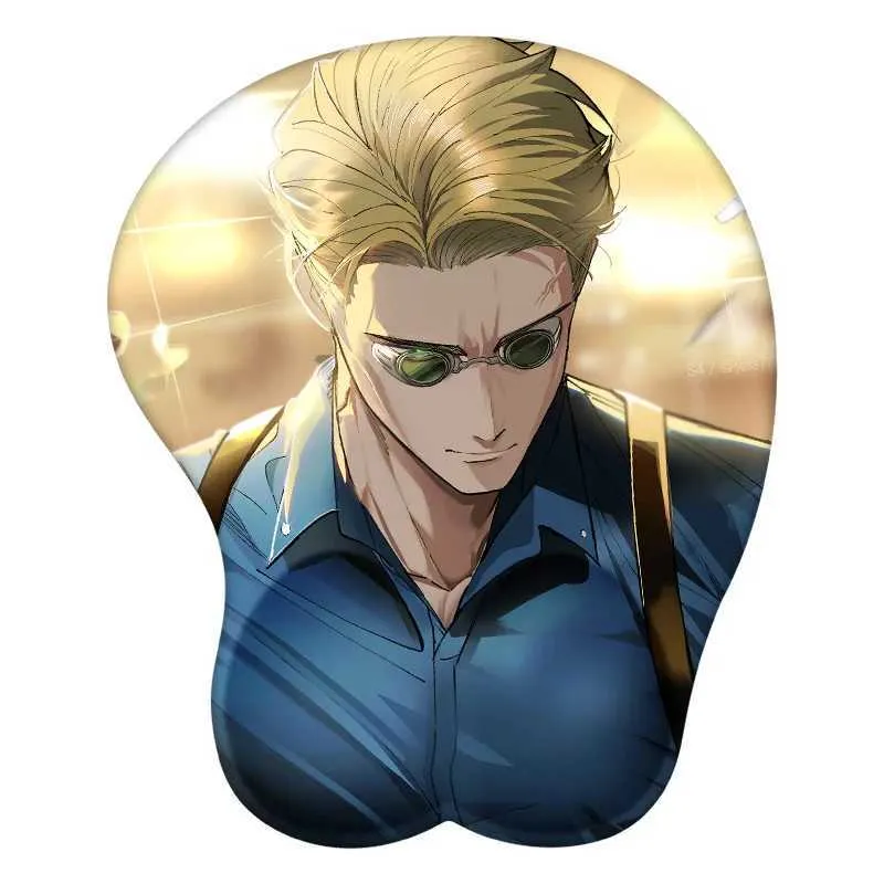 Anime Wrist Rest Mouse Pad with Gel Filling - Ergonomic Mousepad for ...