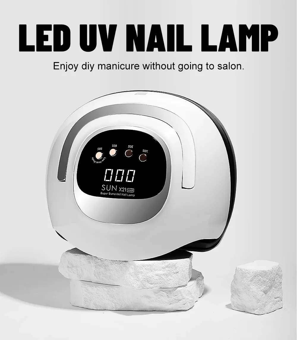 320W LED UV Light Nail Dryer with 72 LEDs, 4 Timer Settings, LCD ...