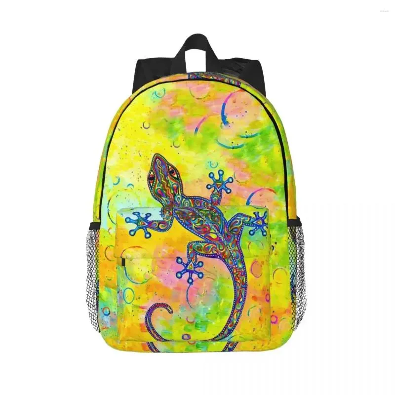 Electric Groovy Gecko Paisley Lizard Backpack Companies For Boys And ...