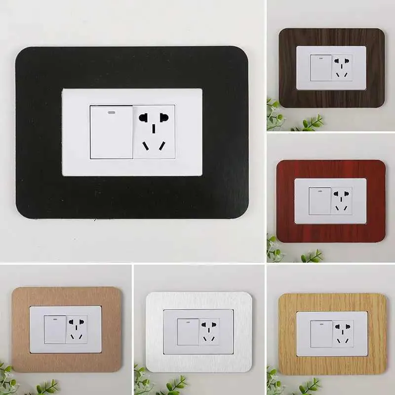Modern Acrylic Switch Socket Covers | Dustproof Light Switch Sticker ...