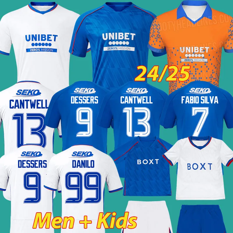 Rangers Soccer T Shirts Home & Away 2024 2025 Featuring COLAK ...