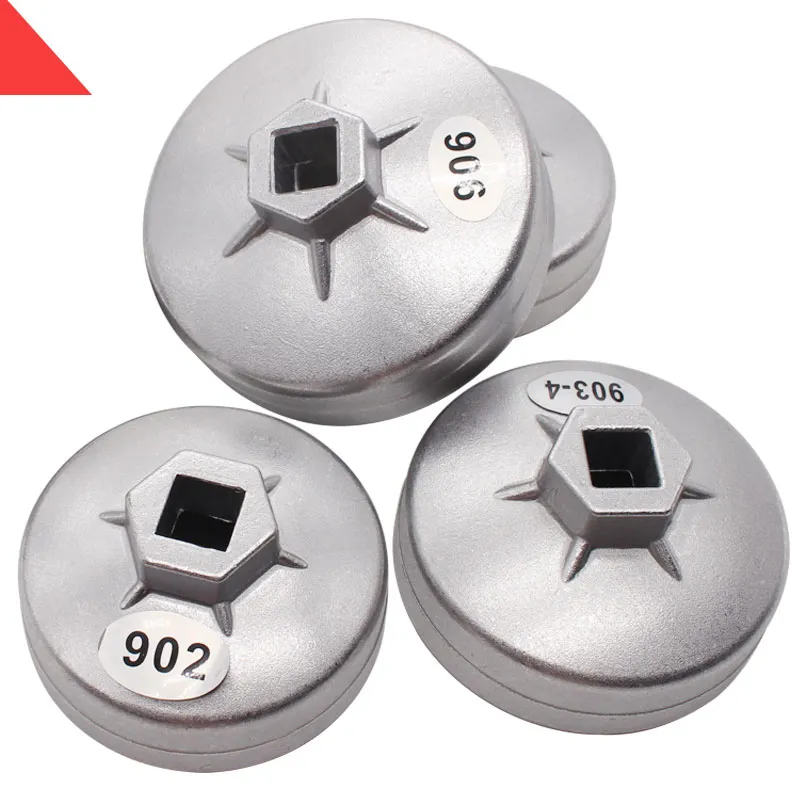 Aluminum Auto Oil Filter Wrench Socket Remover Tool, 65-101mm Premium ...
