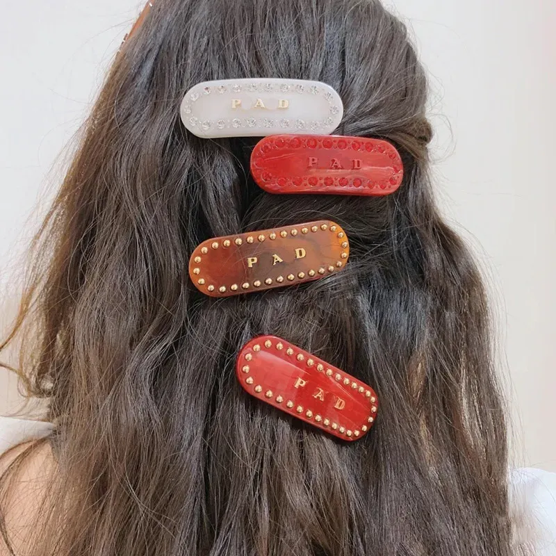 Luxury Letter Diamond Hair Clips New High Sense... From Jbhok, $3.42 ...