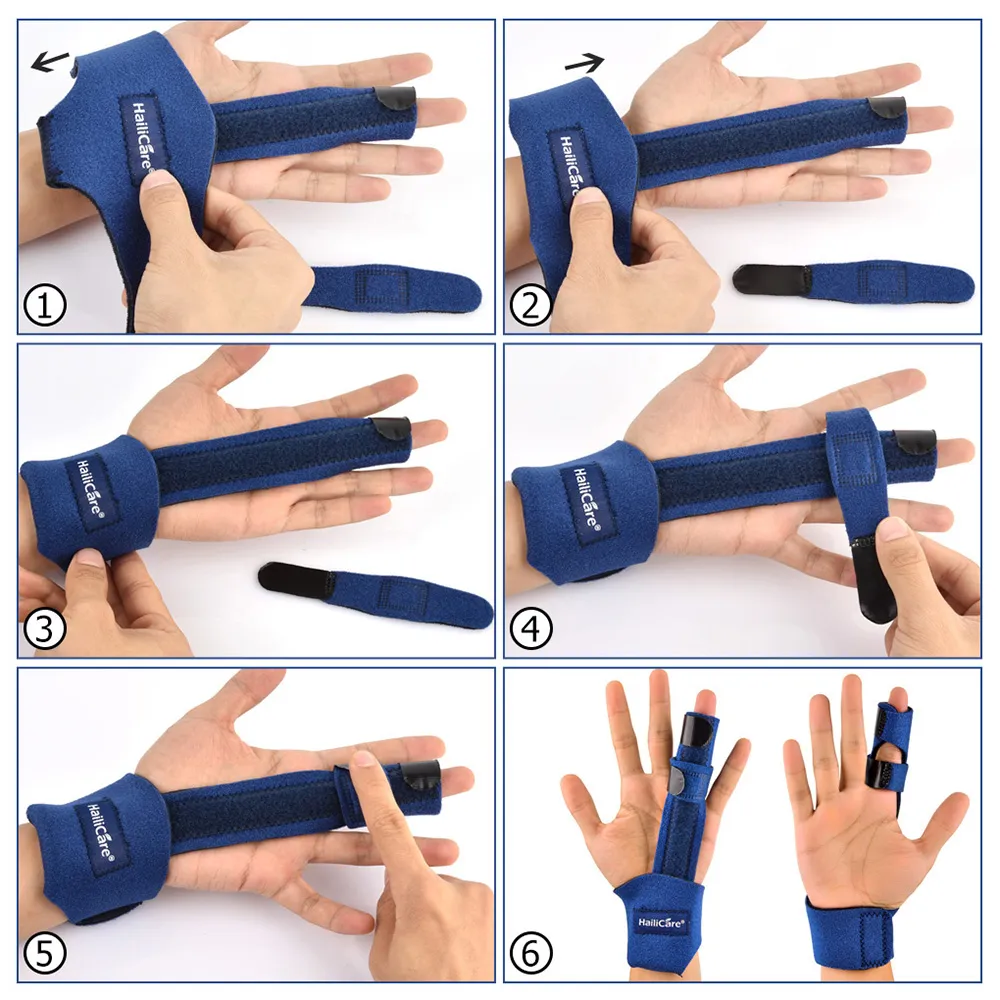 DHgate.com:UpgradedAdjustable Finger Brace Splint with Aluminum Bar ...