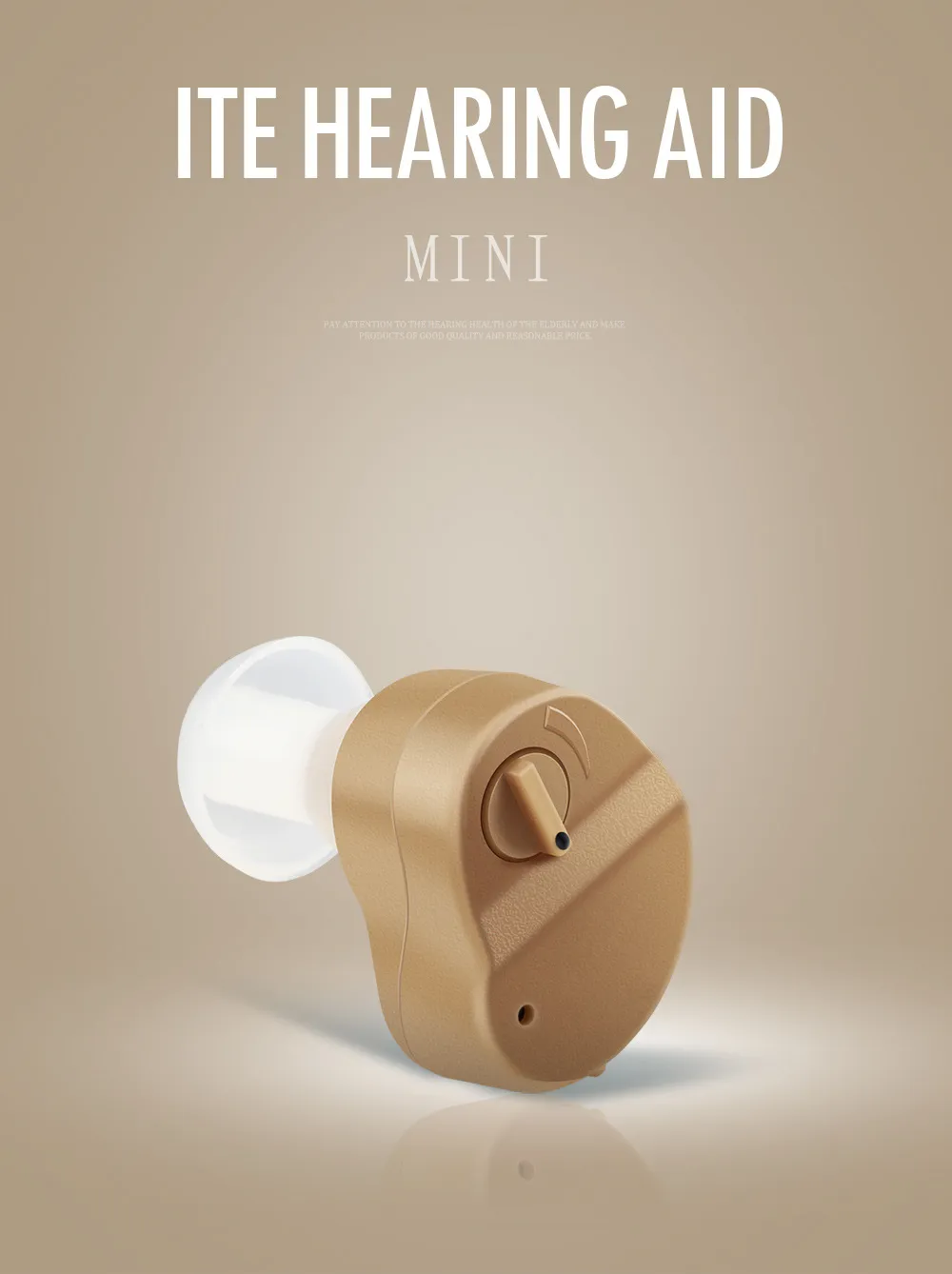 Mini In-Ear Hearing Aid - Invisible Sound Amplifier Headphones ...
