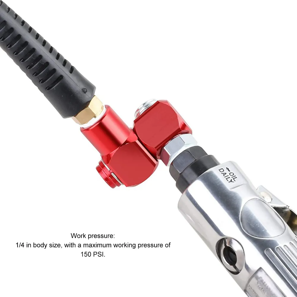 Aluminum Oxide Red Pneumatic Rotary Joint 360-Degree Universal ...