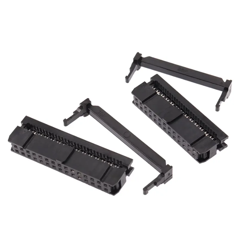 54MM Pitch FC IDC Socket Connectors, Female IDC Socket, Black Pack of ...