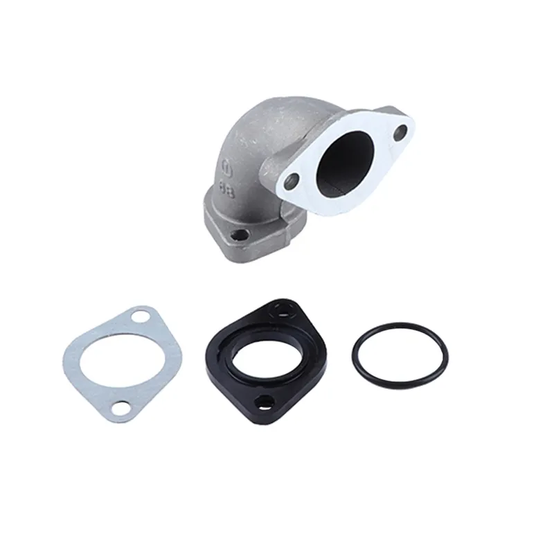 Motorcycle Intake Manifold Throat Carburetor Pipe With Gasket Fits ...
