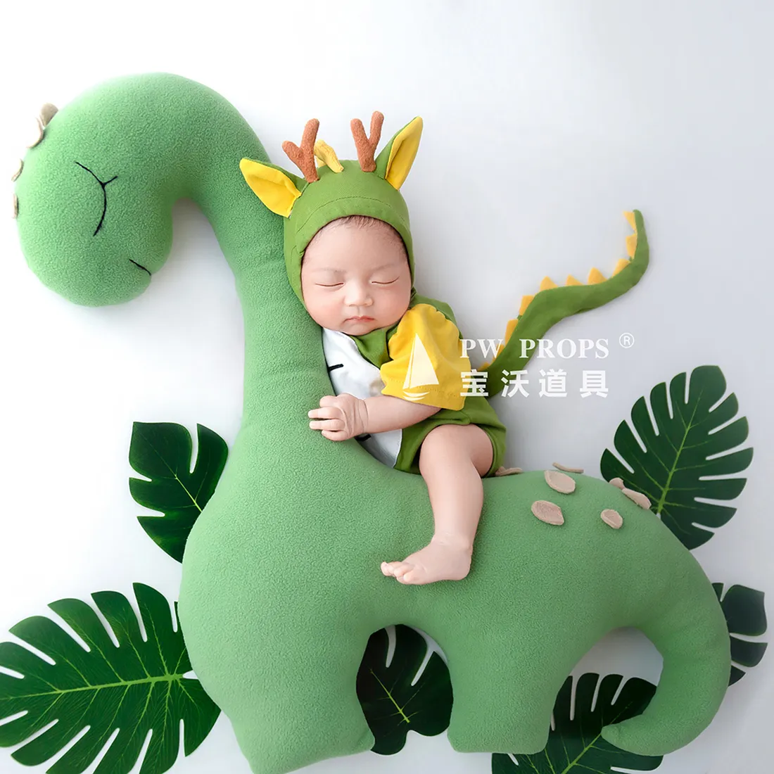 2024Animal Posing Doll Studio Props Set - Brown Dinosaur, Photography ...