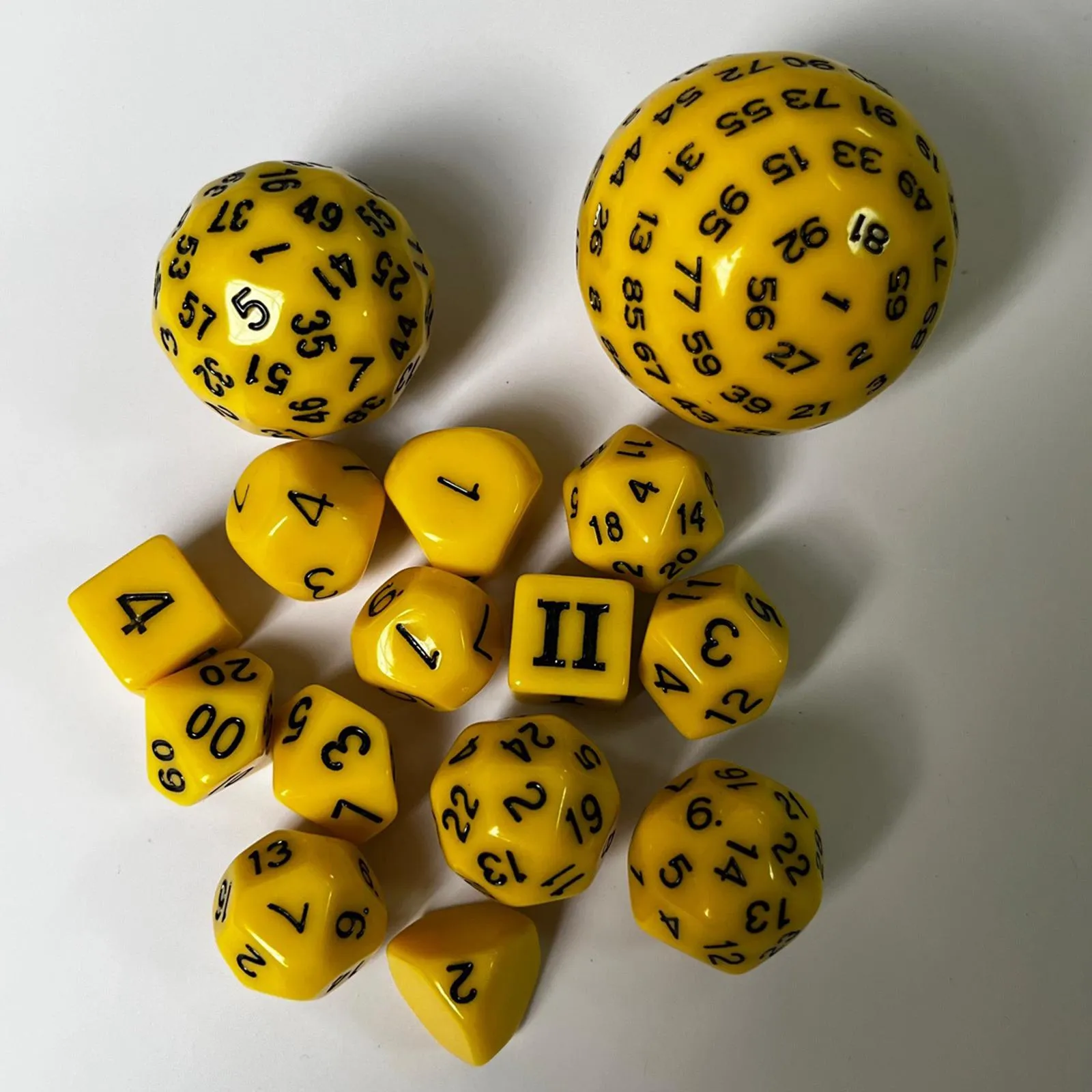 Acrylic Polyhedral Dice Set D4 D5 D7 D8 D10 D12 D16 D20 D24 D30 D60 ...