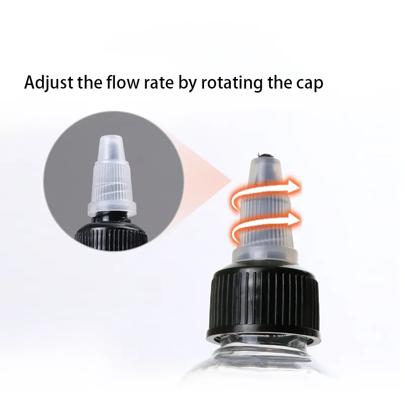 Multi-Use Premium Plastic Squeeze Dropper Bottles with Twist Top Caps ...