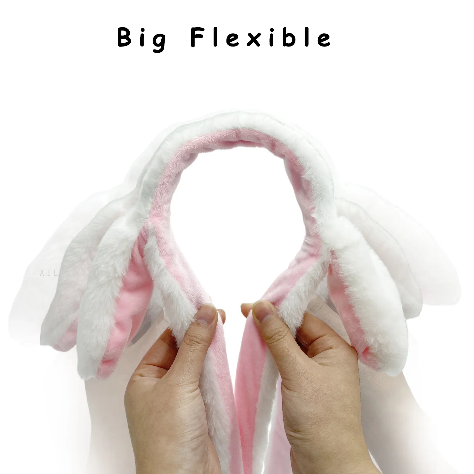 DHgate.com:2024Plush Bunny Ear Headband with Moving Ears - Funny Cute ...