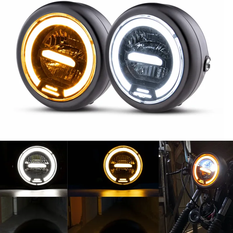 DHgate.com:5 Inch Motorcycle LED Headlight: Universal Round Headlamp ...