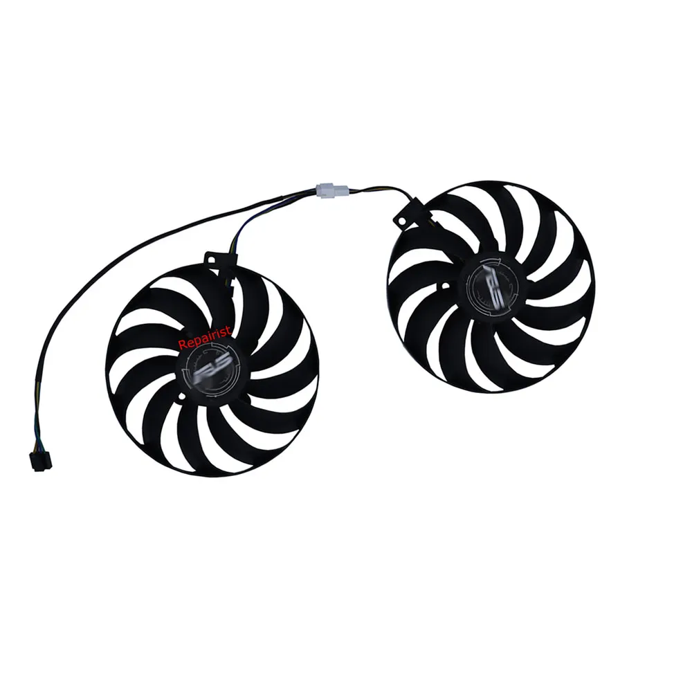 2-Pack ASUS RX5600XT 5700 5700XT DUAL EVO OC VGA Cooler Replacement ...