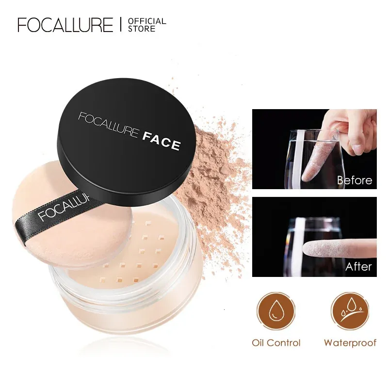 Focallure Translucent Setting Powder - Soft Matte Finish, Oil Control ...