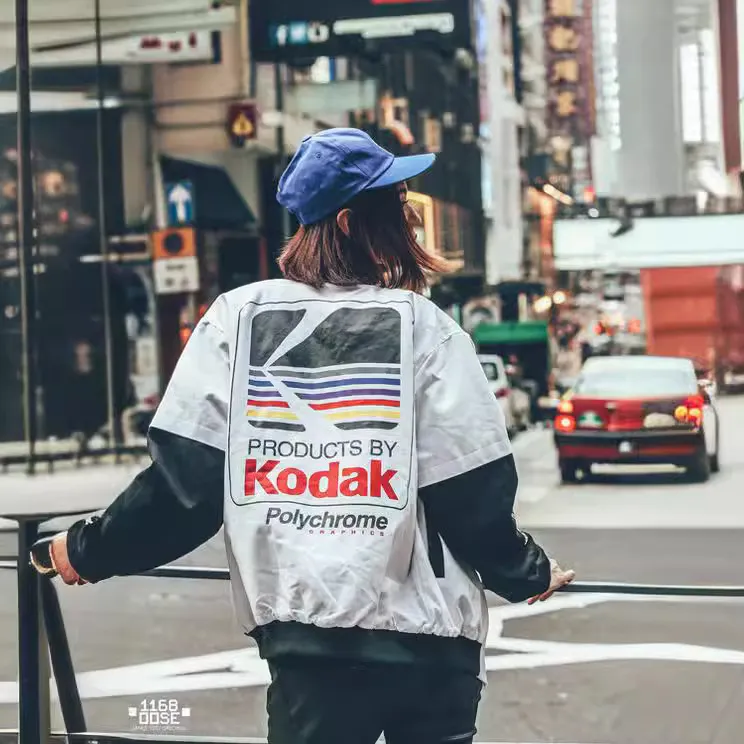 Harajuku Street Printed Japanese Hip Hop Bomber Avirex Harajuku Street Printed Japanese Hip Hop Bomber Avirex