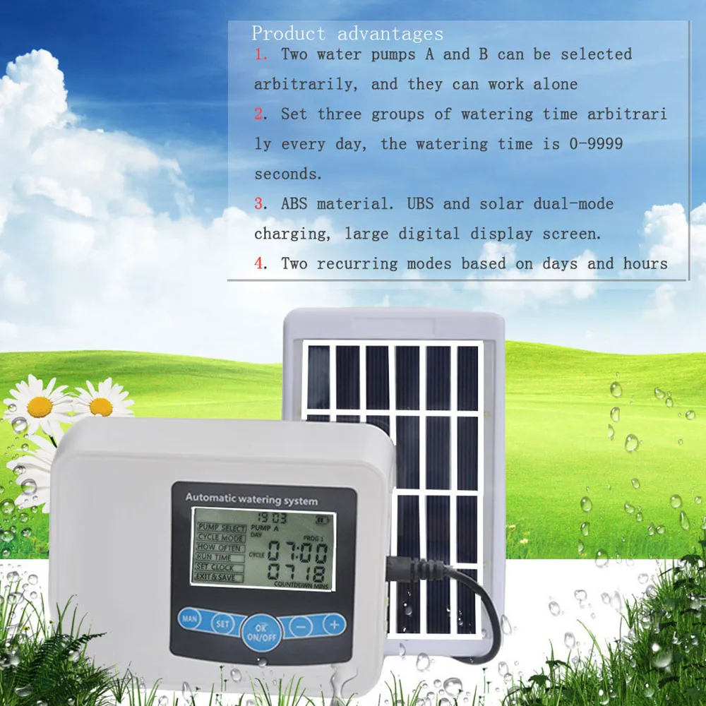 Solar Powered Smart Drip Irrigation System: Automatic Watering For Your ...
