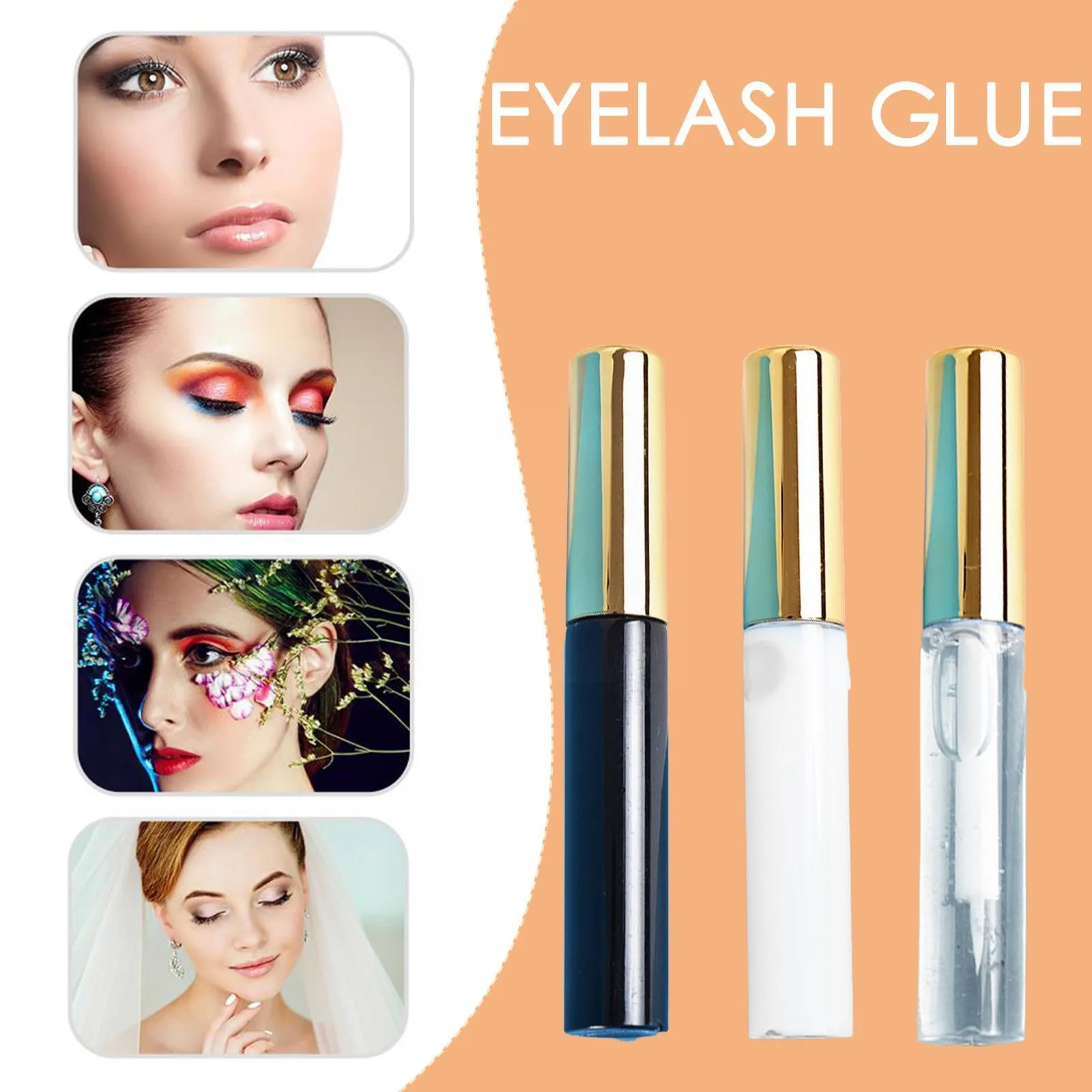 5ml Clear Waterproof False Eyelash Glue Quick Dry Transparent Adhesive ...