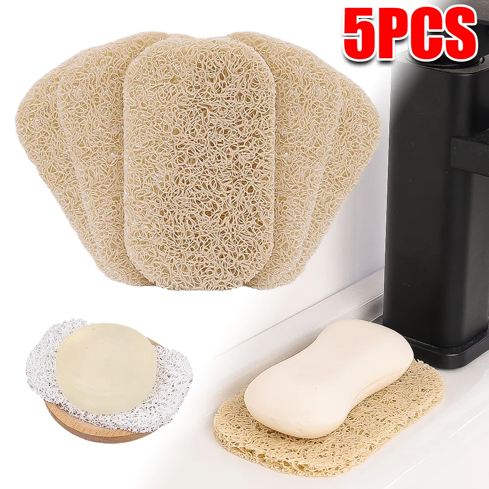 5/Self-Draining Soap Saver Pad - Non-Slip & Mildew-Proof PVC Soap ...