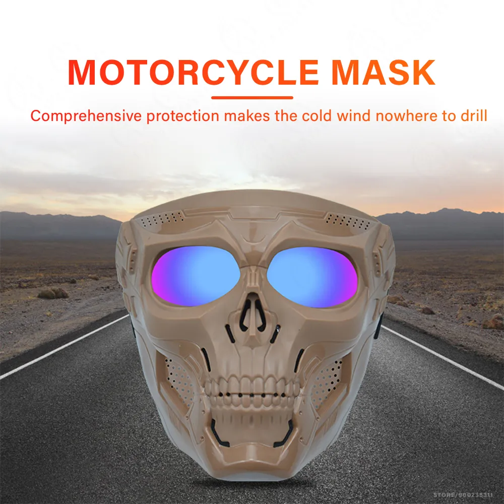 Motocross Skulls Goggles Skull Mask Off-road Eyeglasses Helmet ...
