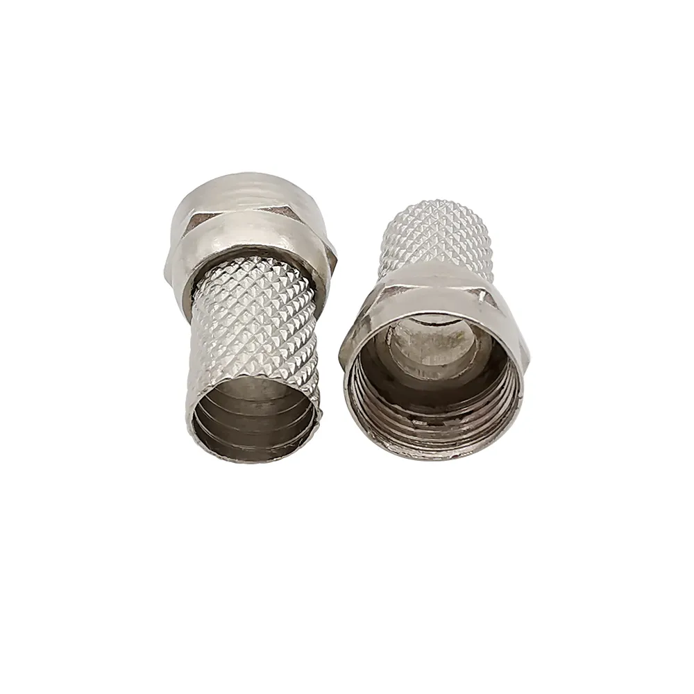 RG6 75-5 F-Type Coax Cable Connector Plug with Twist-On Function for ...