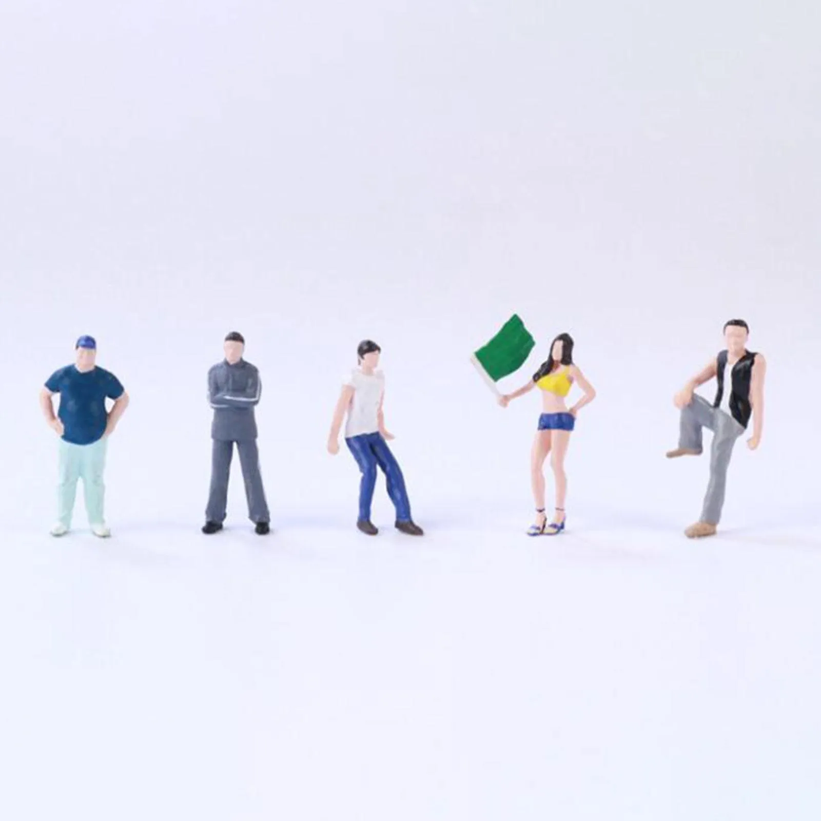 One Piece Figures Set Miniature People Figures, 1:64 Scale Assorted ...