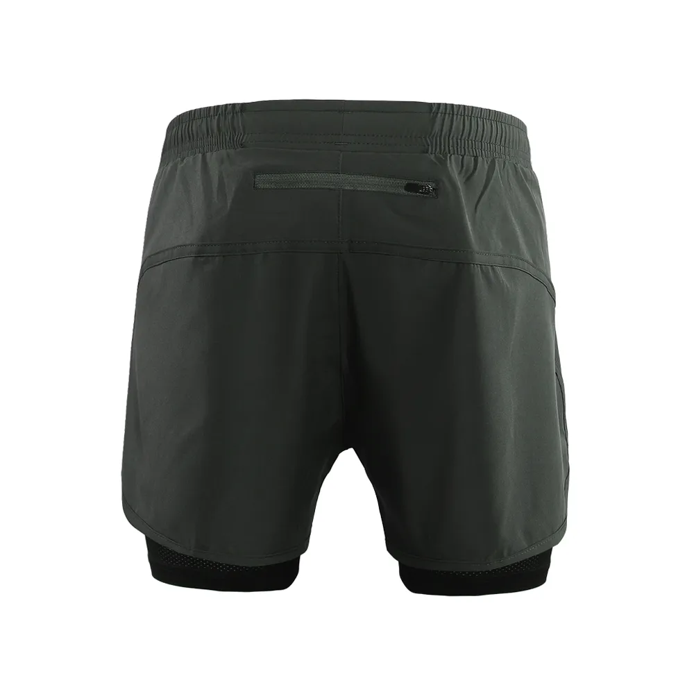 Men's 2-in-1 Quick-Dry Breathable Running Shorts with Inner Liner for ...