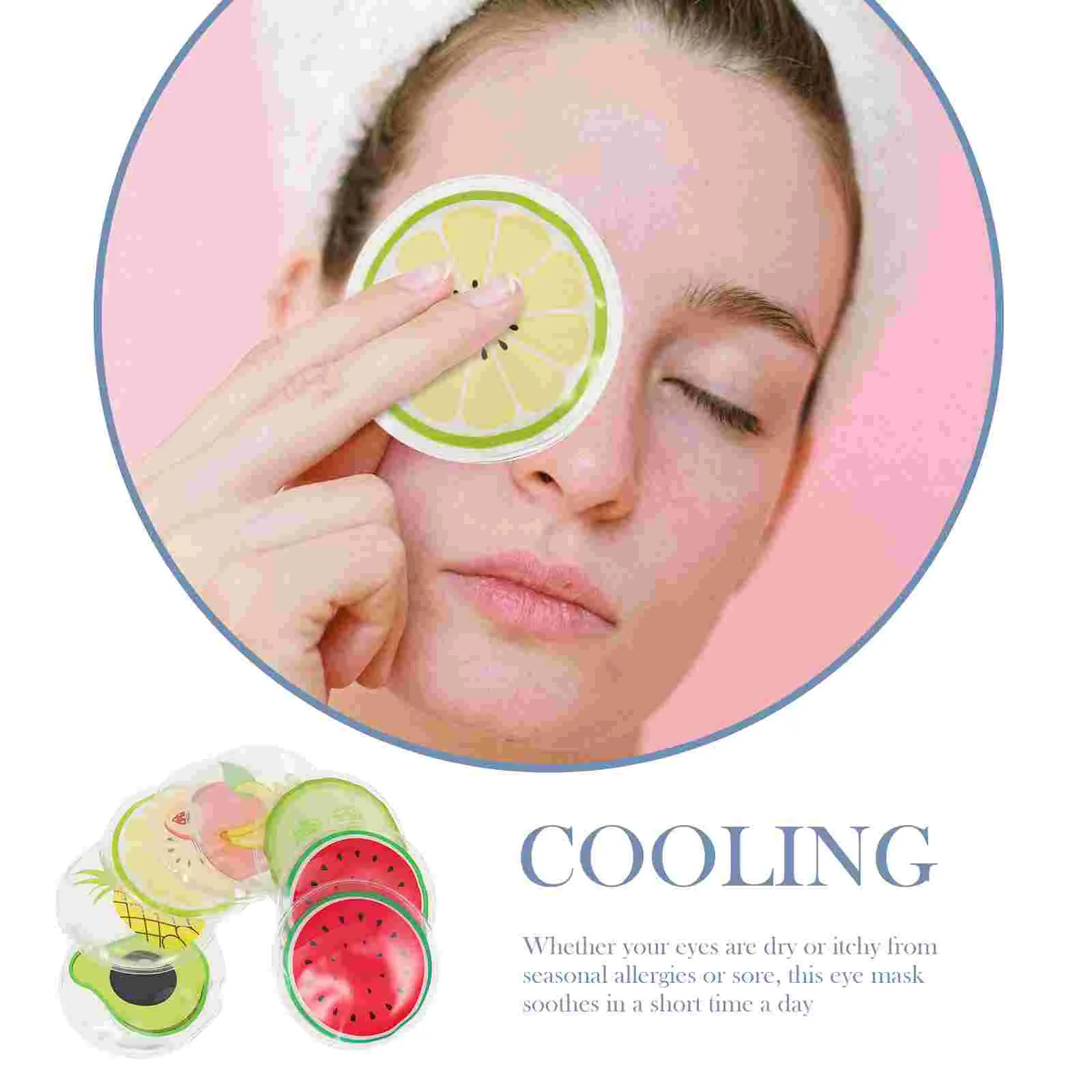 8-Pack Gel Eye Ice Packs - Cold Therapy Eye Mask for Puffiness, Dark ...