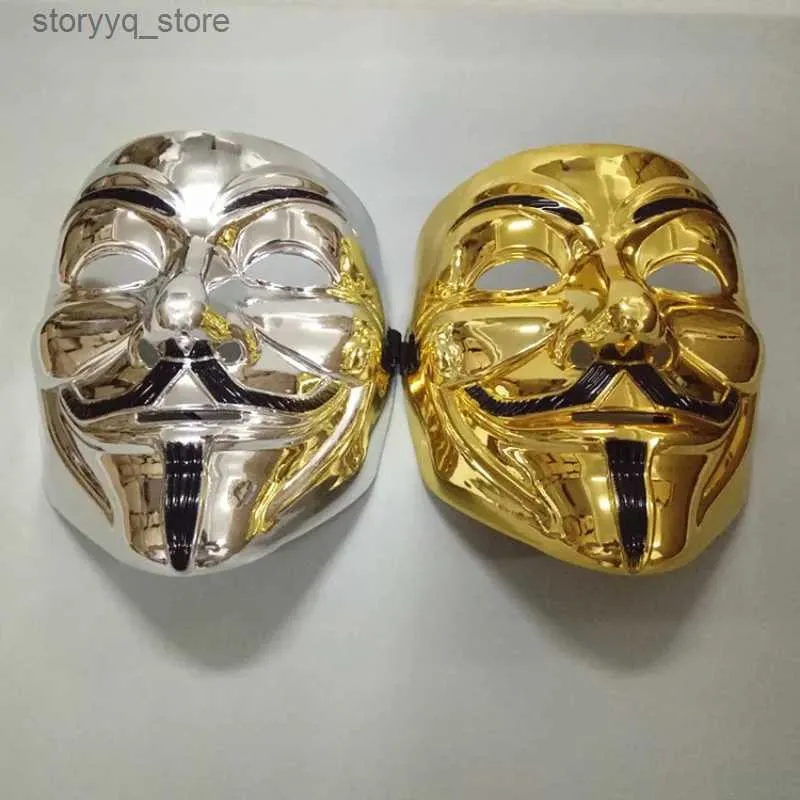 V Vendetta Adult Hannibal Lecter Mask Anonymous Guy Fawkes Halloween ...