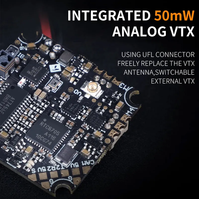 T-MOTOR F411 AIO 1S 6A ELRS VTX F4 Flight Controller Integrated ELRS 2 ...