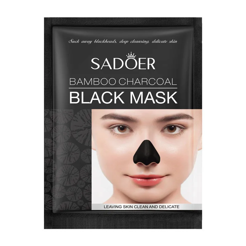SADOER Bamboo Charcoal Black Nose Patch Pack Professional Best Pore ...