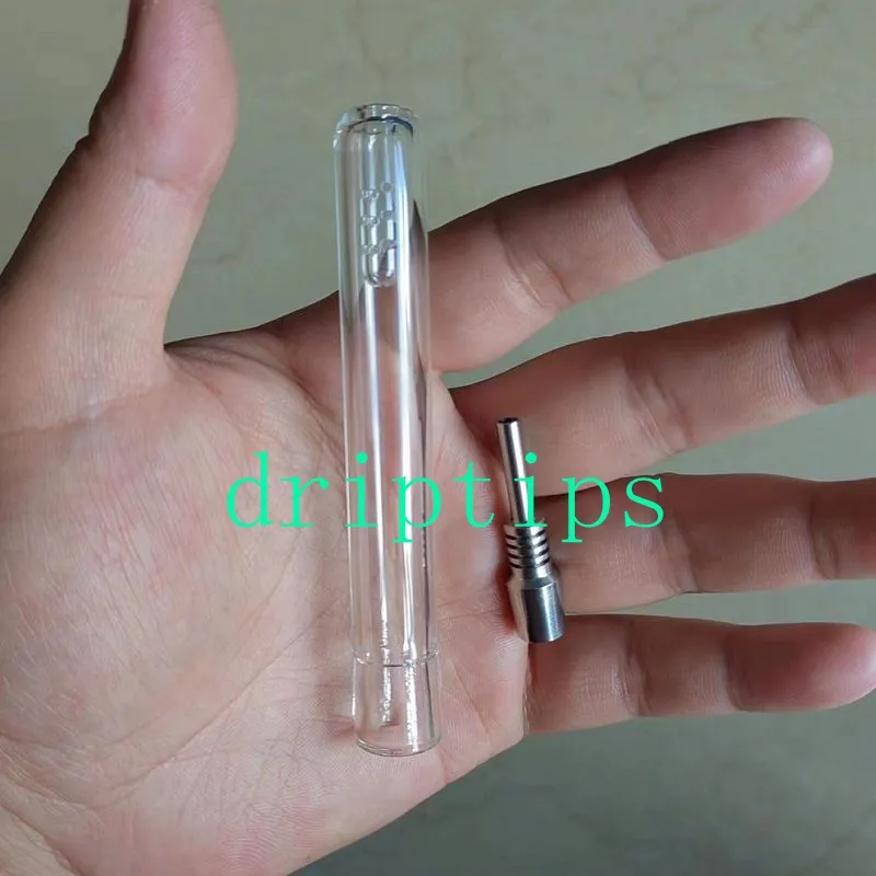 Mini Nector Collector Kit With 10mm GR2 Titanium Nail, Glass Pipe, Oil ...