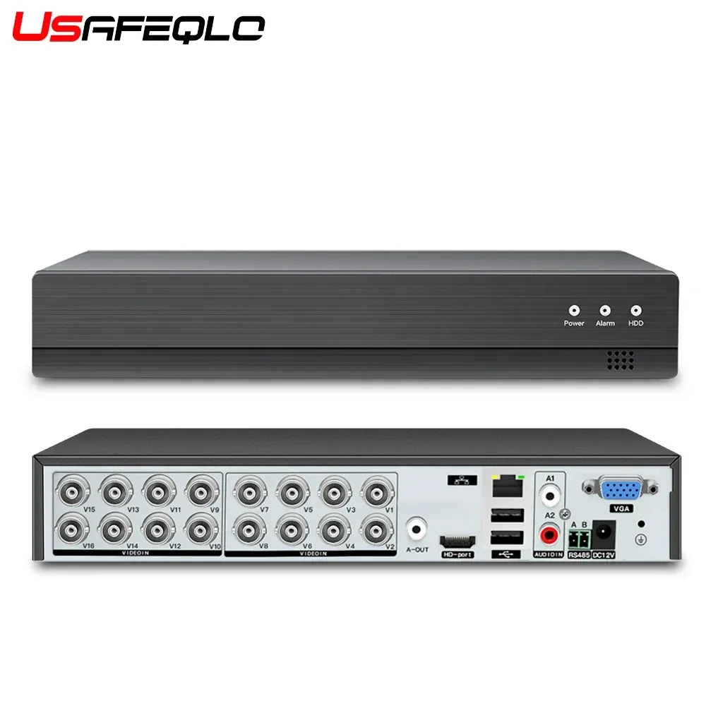 AHD 1080p NVR with Reverse Camera: 16CH 5MP Hybrid DVR for AHD/TVI/CVI ...