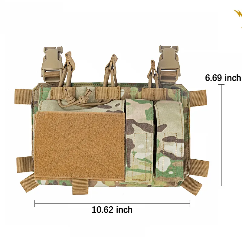 DOPE Pouch Front Flap Double Stack Abdominal Fanny Pack Tactical ...
