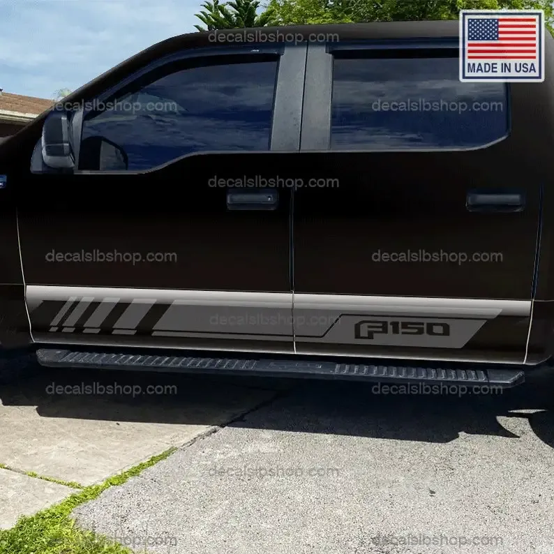 Ford F150 Vinyl Side Door automotive decals with Stripes and Graphic ...