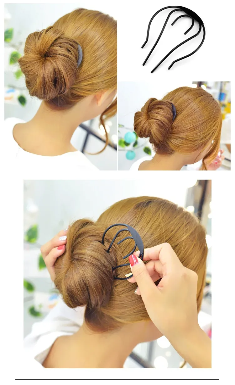Professional Black Hair Twist Styling Clip Stick Bun Maker - DIY ...