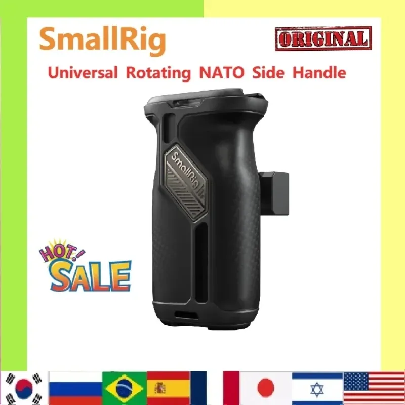 Camera Hand Grip Strap Universal Rotating Side Handle For Camera Cage ...