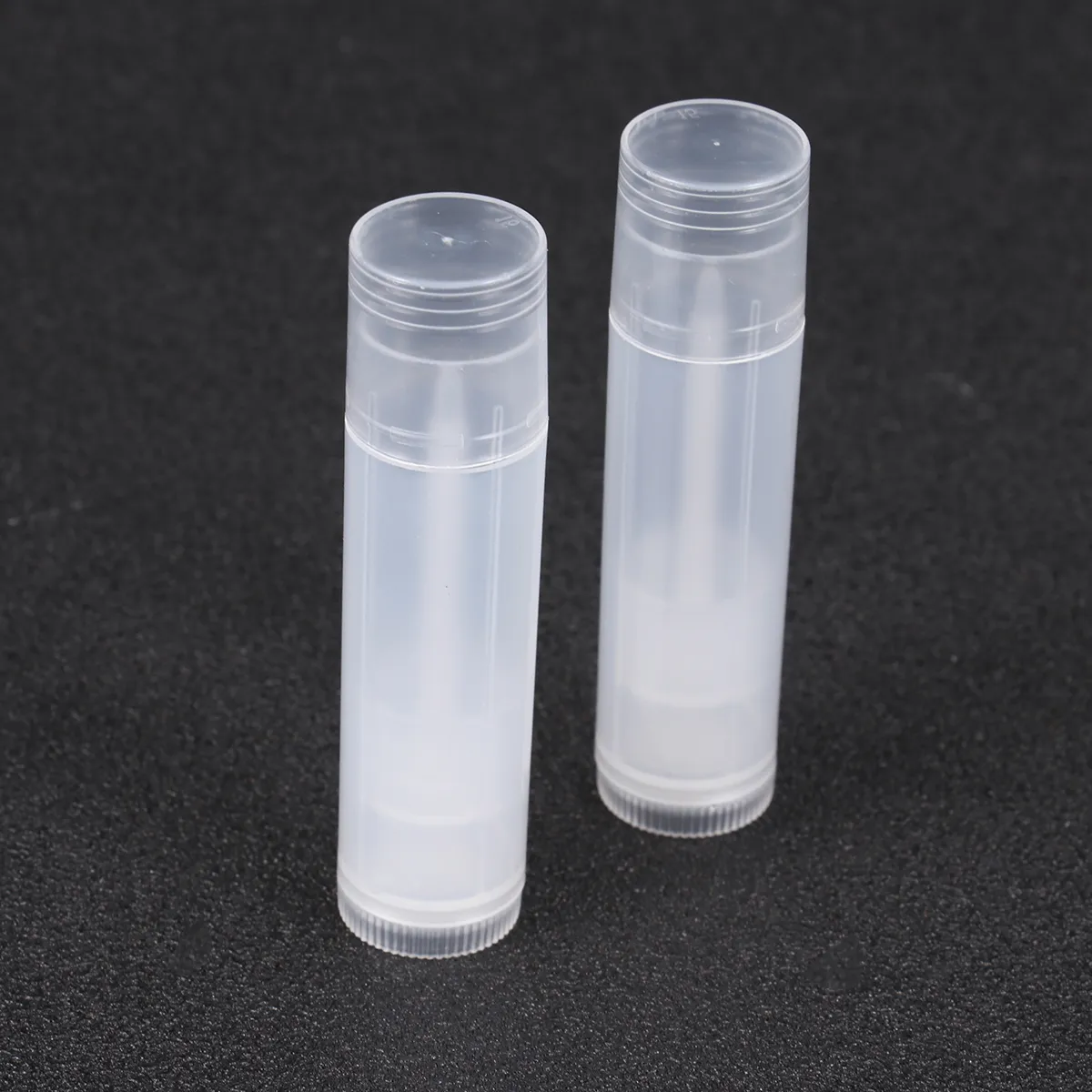 DHgate.com:25/50/100 Pack Clear Plastic Refillable Lip Balm Tubes ...
