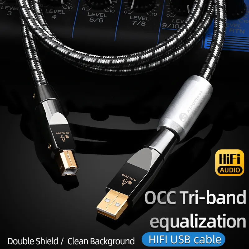 HiFi Audio USB Cable: Type-A to Type-B USB OTG Cable for DAC, PC, and ...