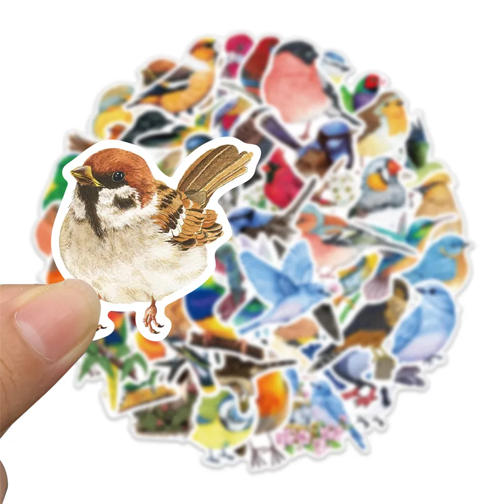 Aesthetic Bird Stickers: Pack for Scrapbooking, Crafting, Journals, and ...