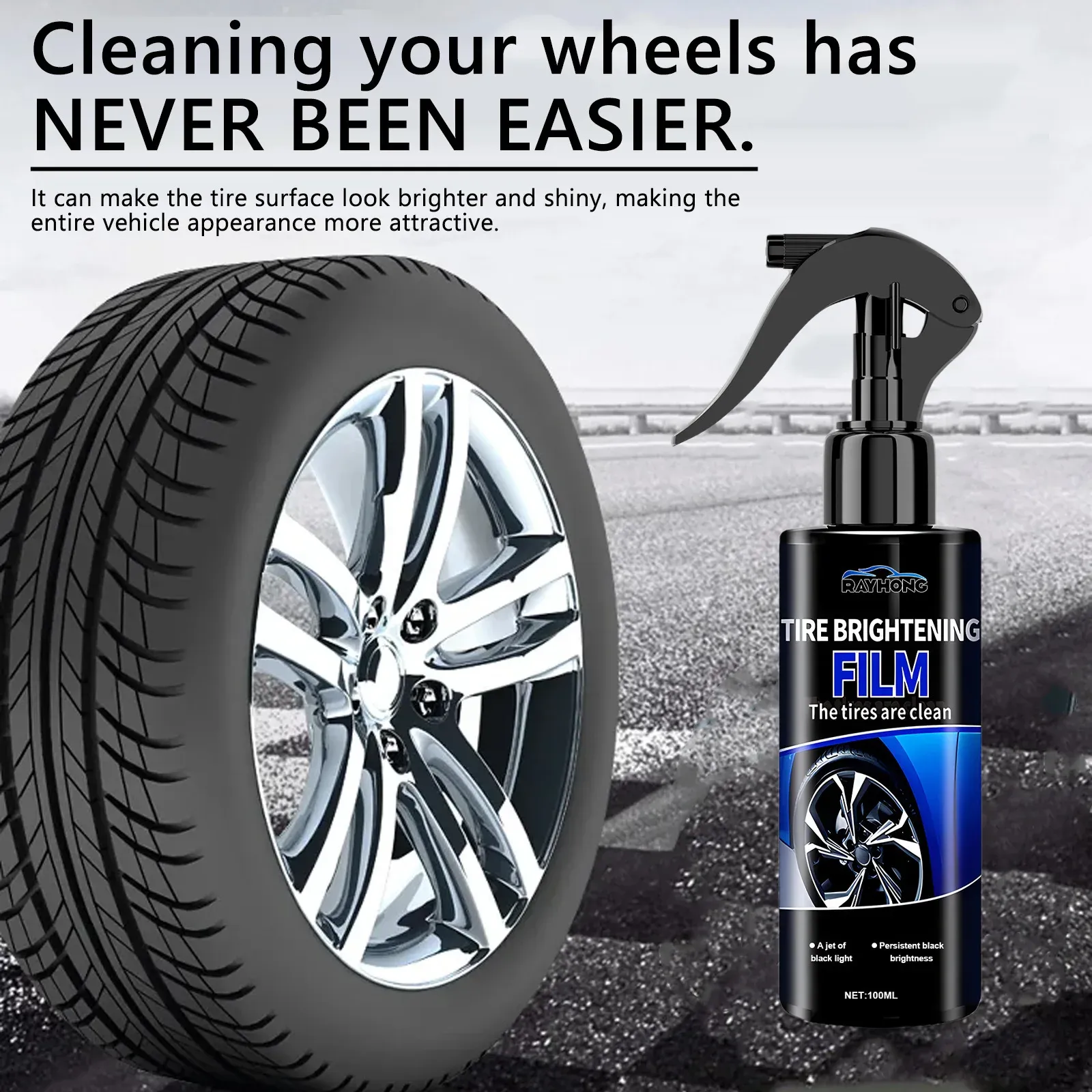 DHgate.com:2024 High-Shine Tire Coating Spray: Hydrophobic Sealant for ...
